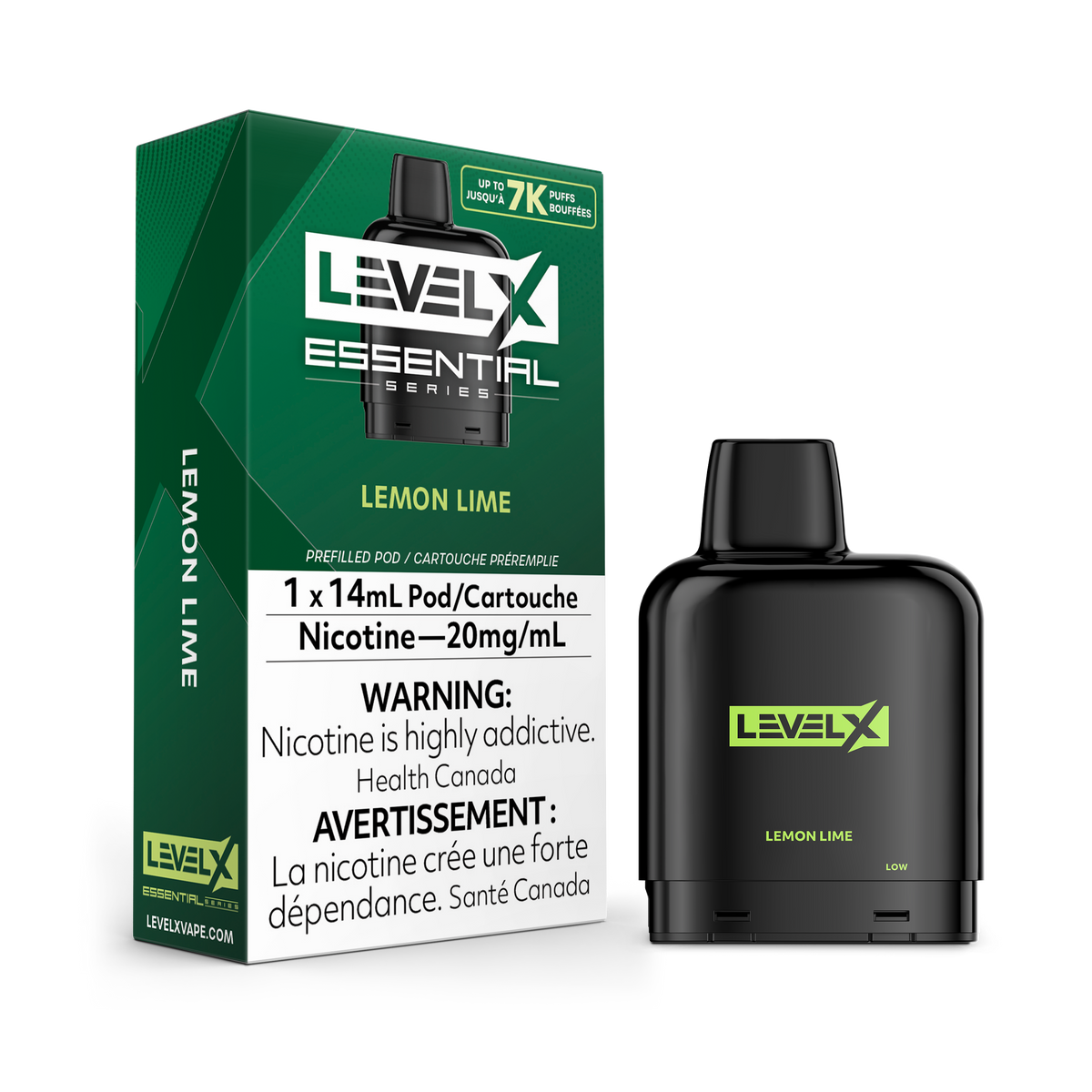 Level X Essential - Lemon Lime – Vape Express Canada